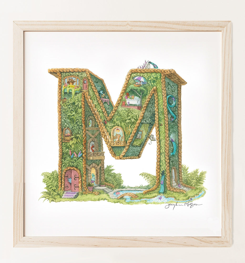 Single Capital Letter Prints – Art'n Letters, Inc.